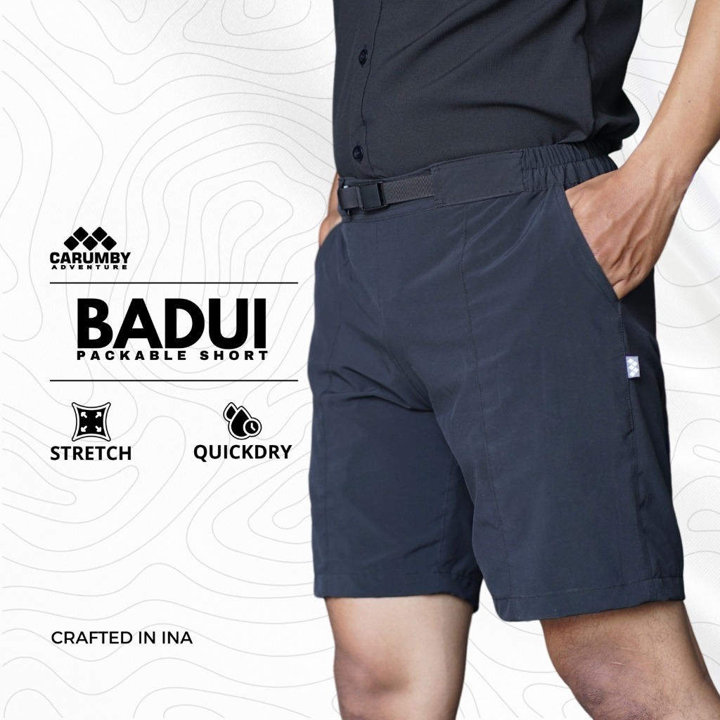 Jual Celana Gunung Pendek Carumby Badui Stretch & Quick Dry Pria Wanita | Shopee Indonesia