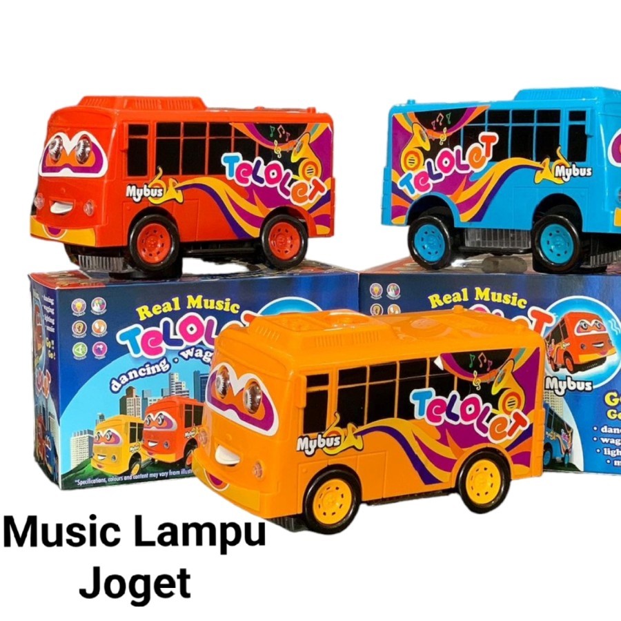 Jual MAINAN ANAK BUS BASURI MAINAN VIRAL BUS TELOLET DILENGKAPI SUARA ...