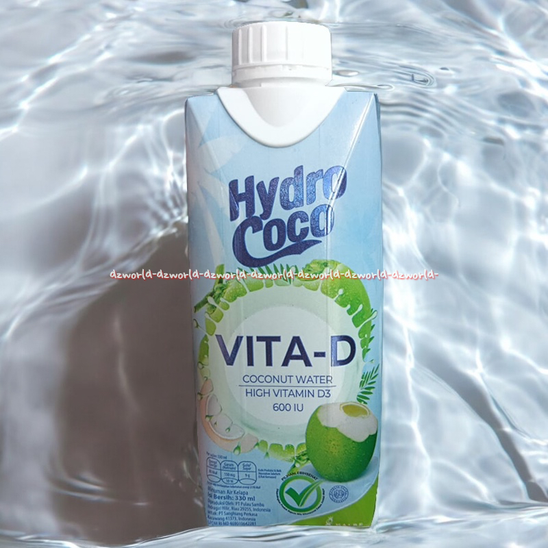 Jual Hydro Coco 180ml Vita D Coconut Water 600IU High Vitamin D Minuman ...