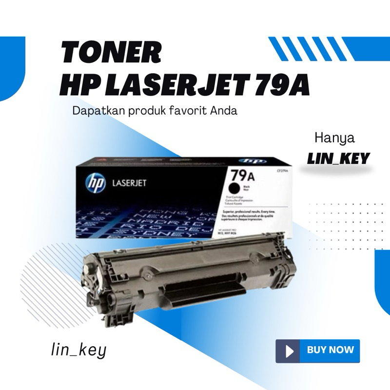 Jual Toner HP Laserjet 79A Black Original Cartridge (CF279A) | Shopee Indonesia
