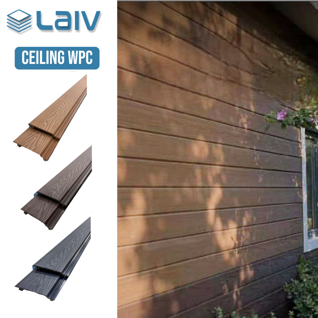 Jual LAIV Ceiling WPC Plafon Dinding WoodPanel Outdoor Pagar Lantai ...