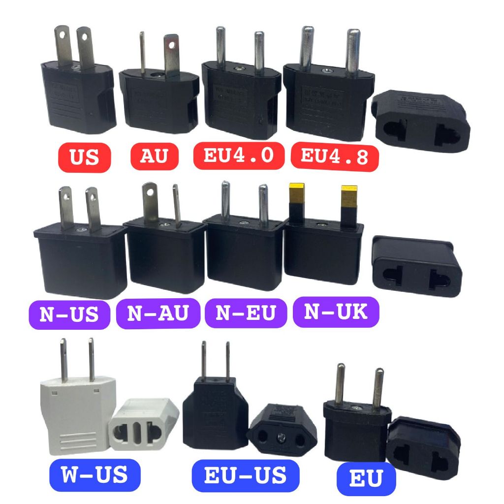 Jual Steker Colokan Listrik Adapter converter Convert Plug US AU EU UK Ke US AU EU UK MURAH ...
