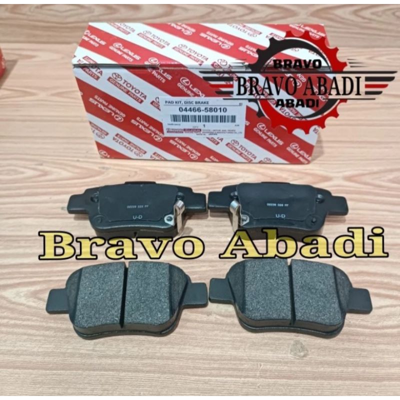 Jual Brake Pad Kampas Rem Belakang Alphard Anh20 Vellfire 2400Cc 2008 2009 2010 2011 2012 2013 ...