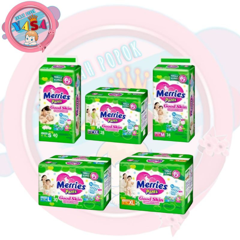 Jual PAMPERS MERRIES MURAH | POPOK ANAK | DIAPERS | Shopee Indonesia