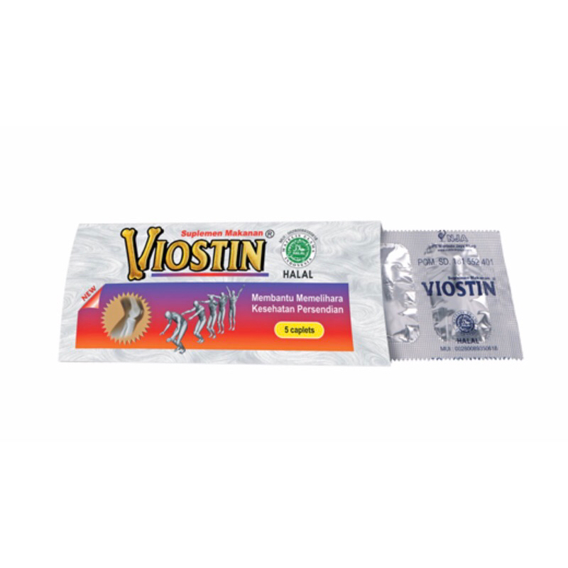 Jual Viostin 1 Strip Isi 5 Kaplet / Untuk Nyeri Sendi | Shopee Indonesia