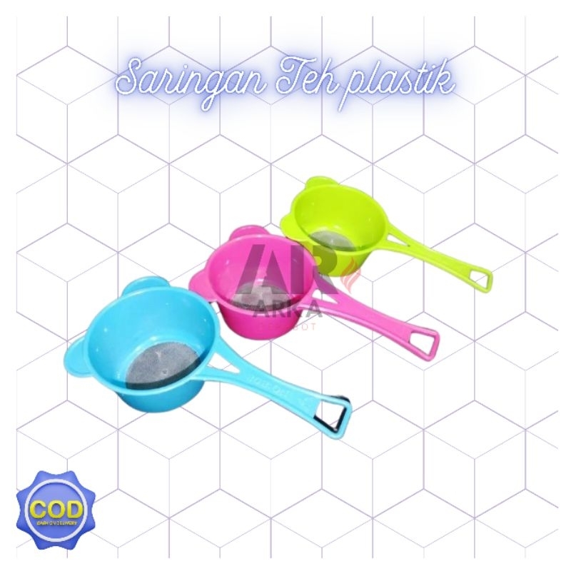 Jual Saringan teh plastik kecil/saringan jeruk/saringan kopi dll ...