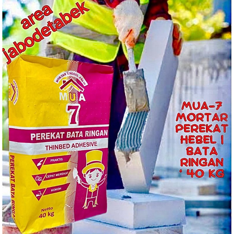 Jual Semen instan Mortar perekat bata ringan | lem hebel | thinbed ...