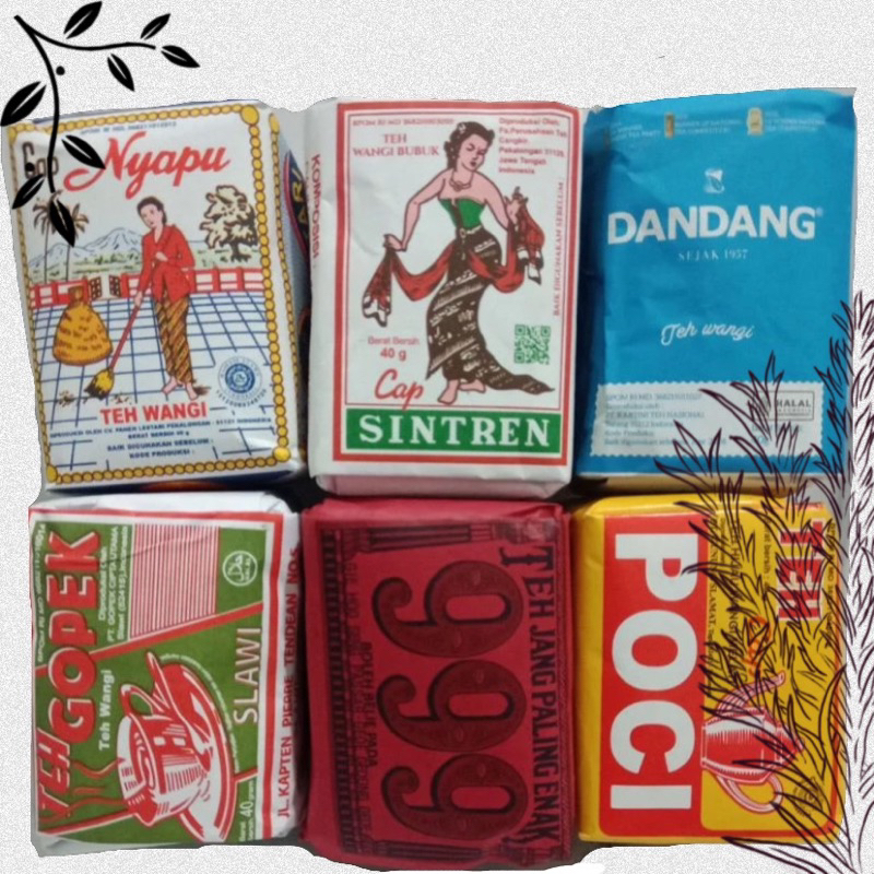 Jual PAKET 6 MERK TEH TUBRUK OPLOS KHAS WEDANGAN SOLO | Shopee Indonesia