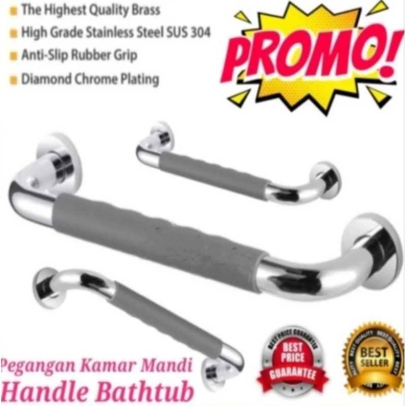 Jual Pegangan Kamar Mandi/Handle Bathtub Tub Toilet Anti Slip SS SUS ...