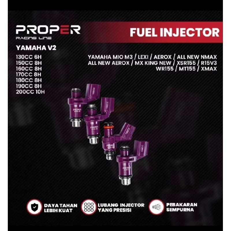 Jual INJECTOR INJEKTOR YAMAHA NMAX NEW 130CC MIO M3 MX KING NEW R15 V3 ...
