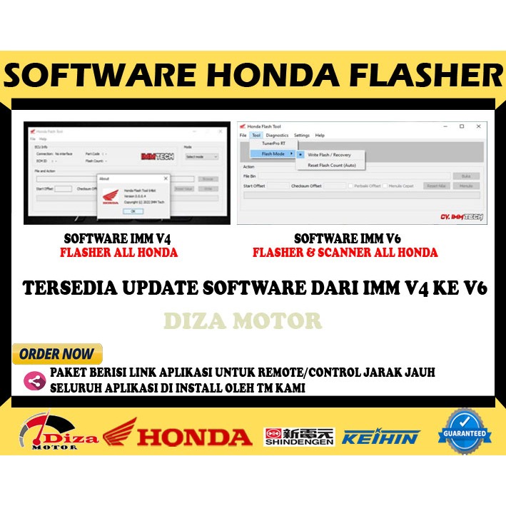Jual Sofware Aplikasi Scanner/Flasher Remap Ecu Honda Flashtool IMM ...