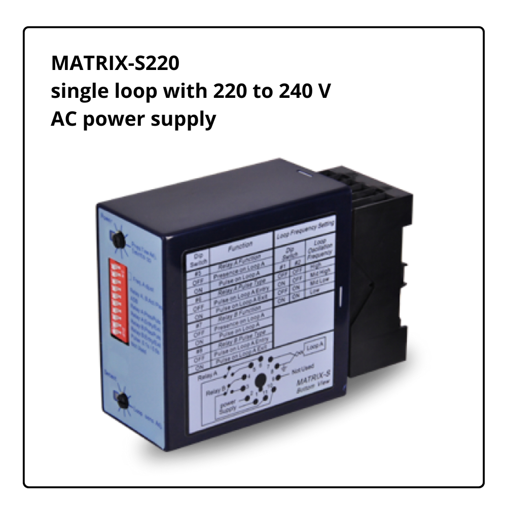 Jual Vehicle Loop Detector VLD Matrix S220 Original Sensor Parkir ...
