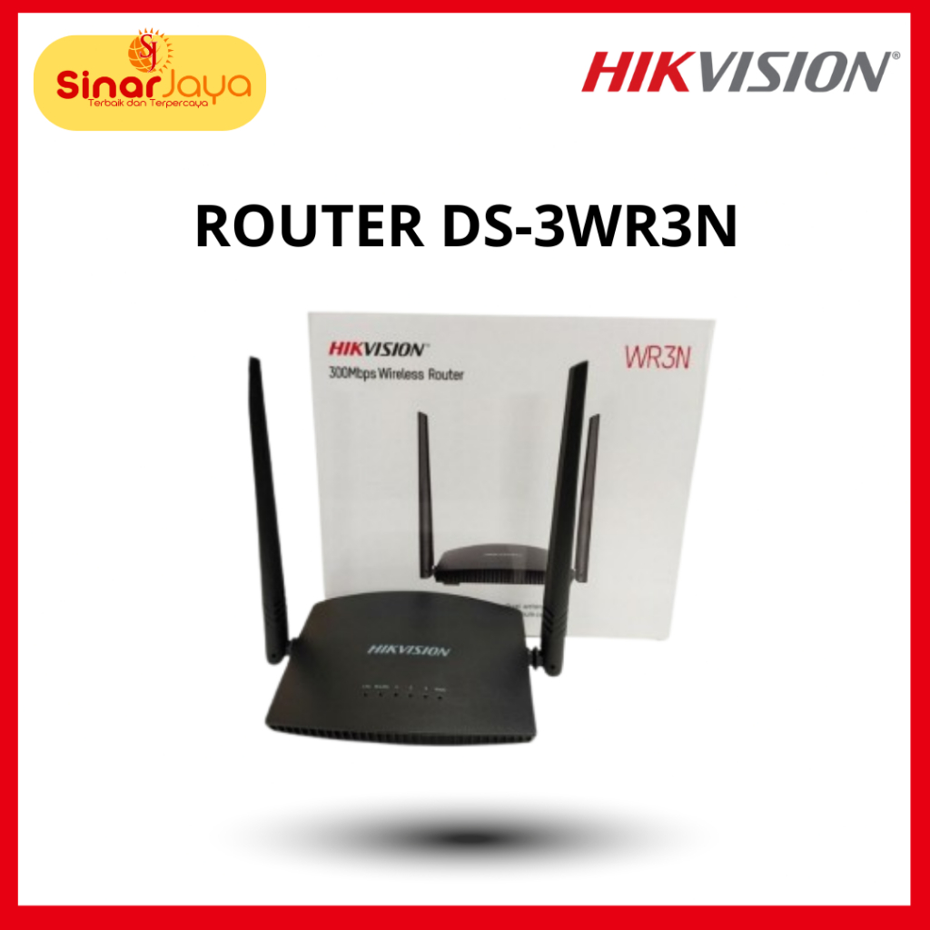 Jual HIKVISION DS-3WR3N WIRELESS ROUTER 300 mbps | Shopee Indonesia