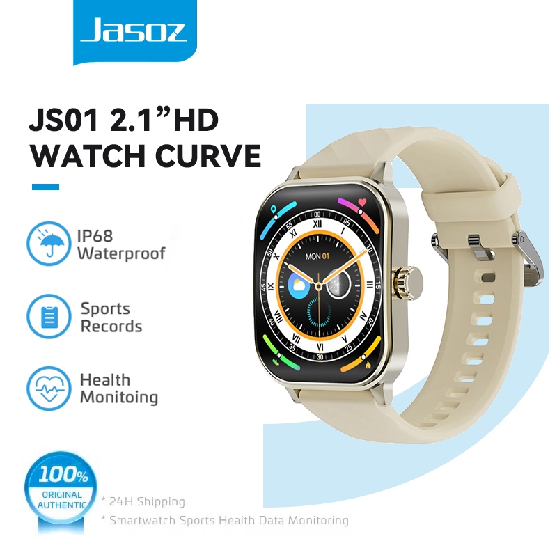 Jual 【Ready Stock】Jasoz JS01 Curver Smart Watch 2.01-INCH Curved IPS ...