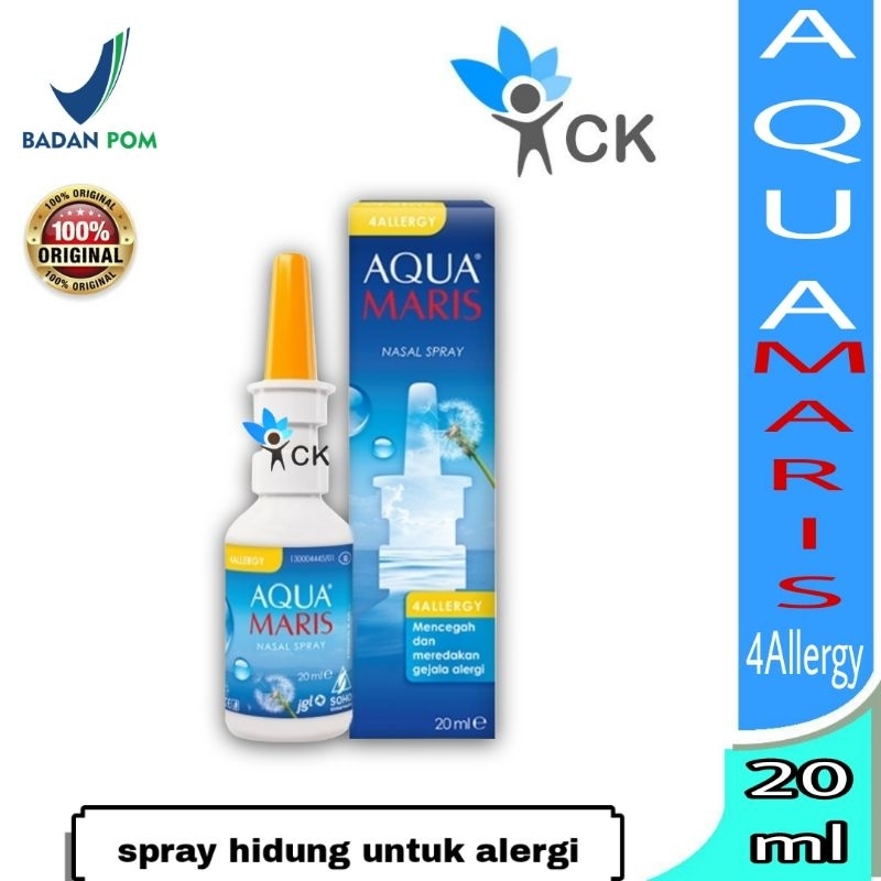 Jual AQUA MARIS 4ALLERGY - spray 20 ml - semprot hidung untuk alergi ...
