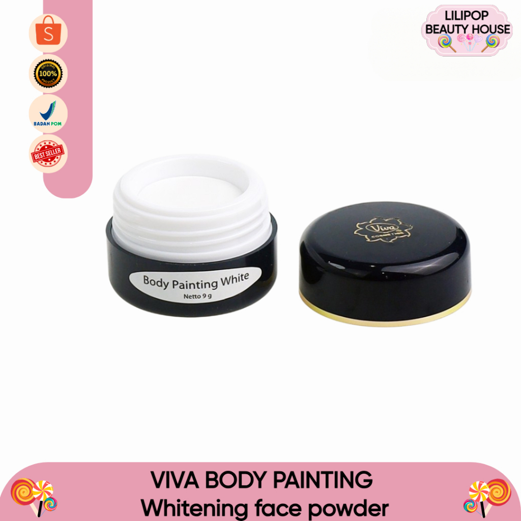 Jual VIVA BODY PAINTING WHITEning face powder | Shopee Indonesia