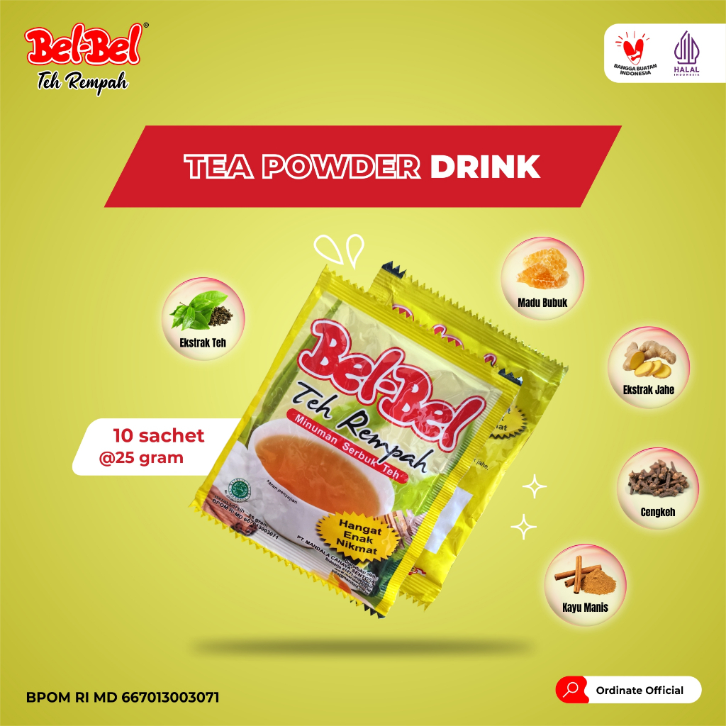 Jual Teh Rempah Belbel - 10 Sachet | Shopee Indonesia