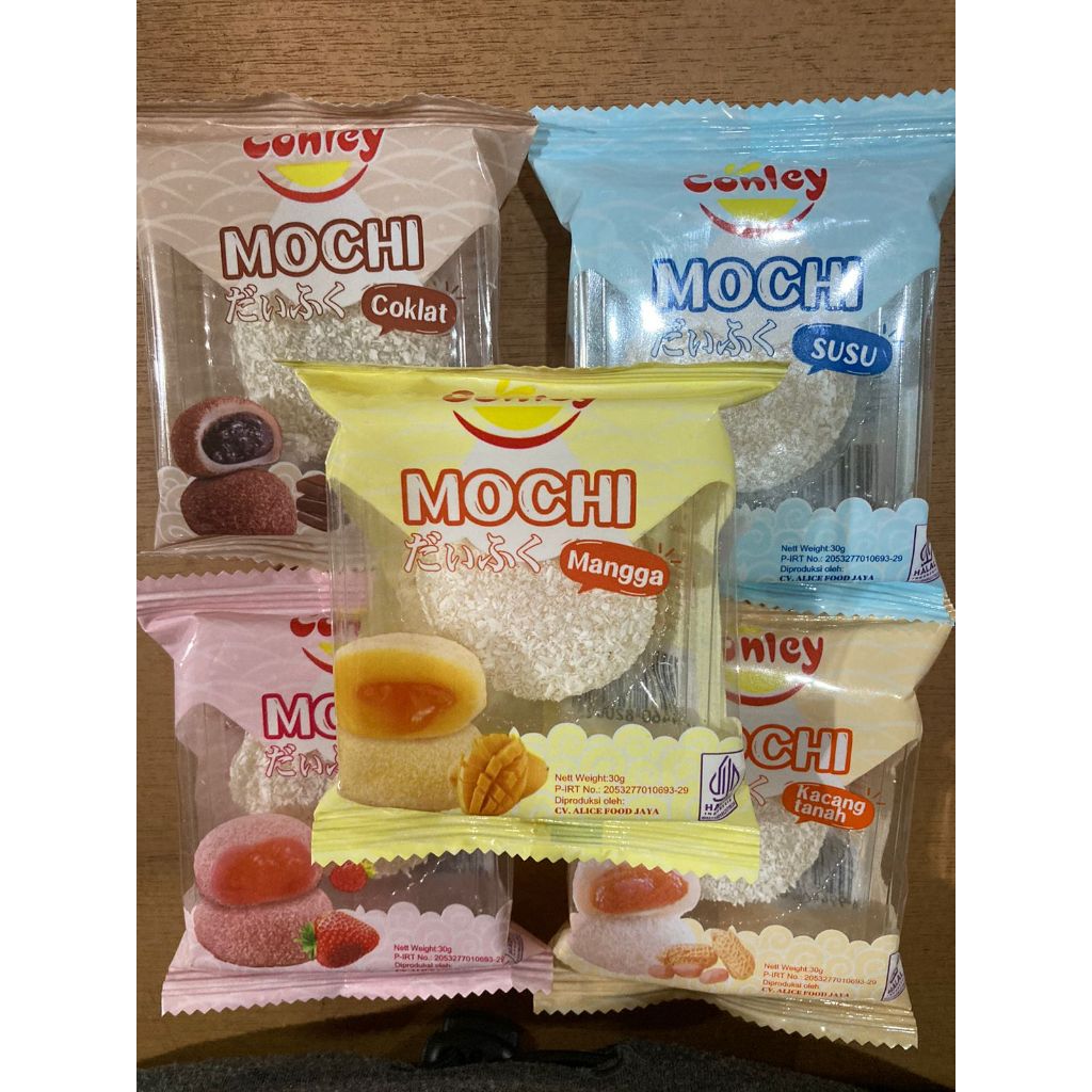 Jual VIRAL Conley Mochi Aneka Rasa 30gr | Shopee Indonesia