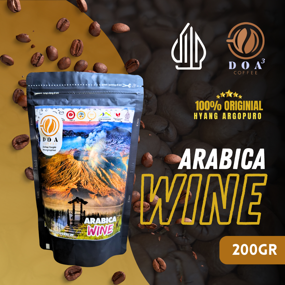Jual ARABICA WINE COFFEE | 100% ORIGINAL HYANG ARGOPURO - DOA COFFEE ...