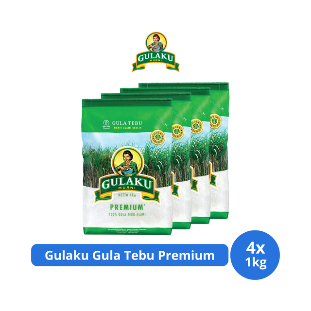 Jual Gulaku Gula Tebu Premium 1kg x 4 pcs | Shopee Indonesia