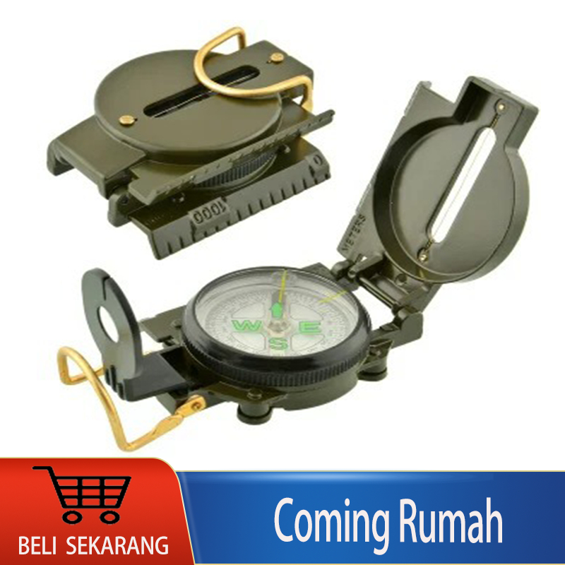 Jual kompas bidik navigasi compas lensatic kompas outdoor kompas gunung ...