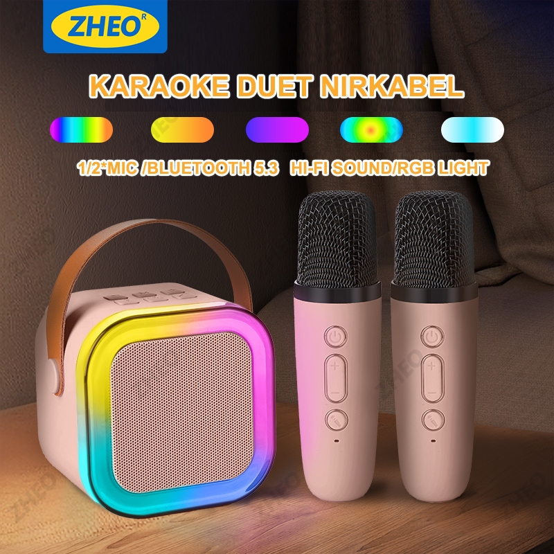 Jual K1/K12 Mini Speaker Karaoke Bluetooth Microphone Speaker Mic ...