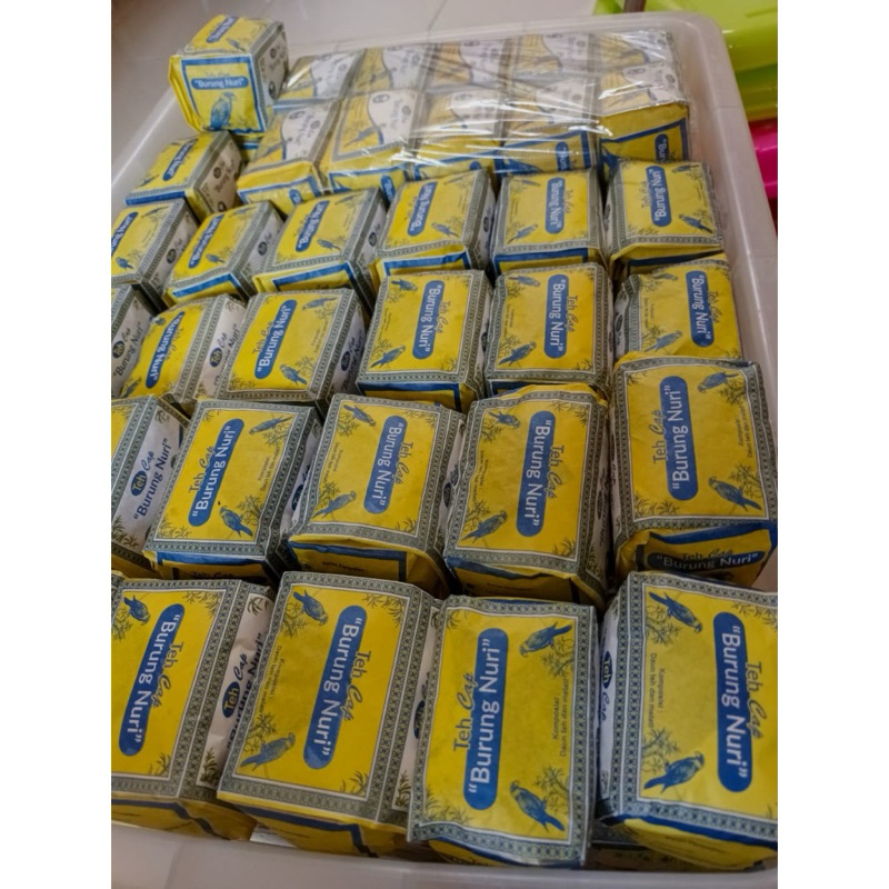 Jual 1 Bal / koli (100pcs) Teh Cap Burung Nuri teh wangi sedap mantap ...