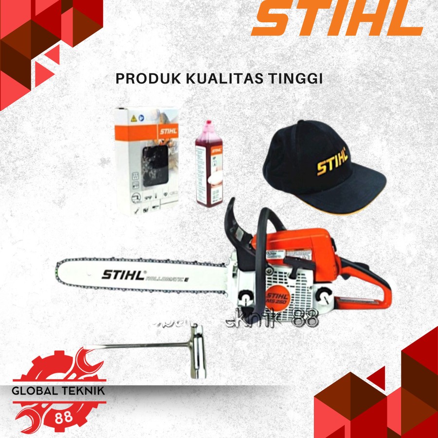Jual STIHL CHAINSAW MS 250 SENSO MS250 Gergaji Kayu 20inch/50CM | Shopee Indonesia