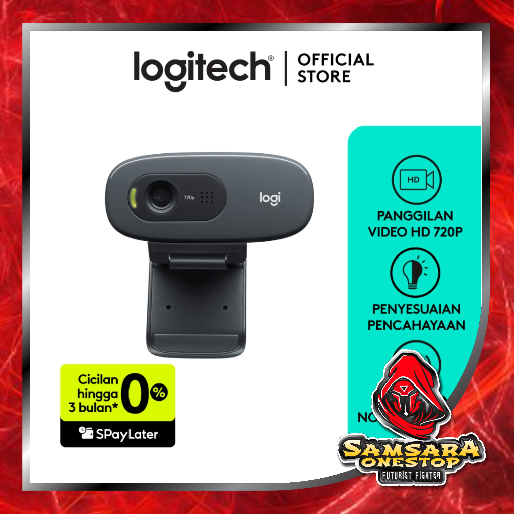 Jual Webcam Logitech C270 HD Logitech Web cam C 270 HD | Shopee Indonesia