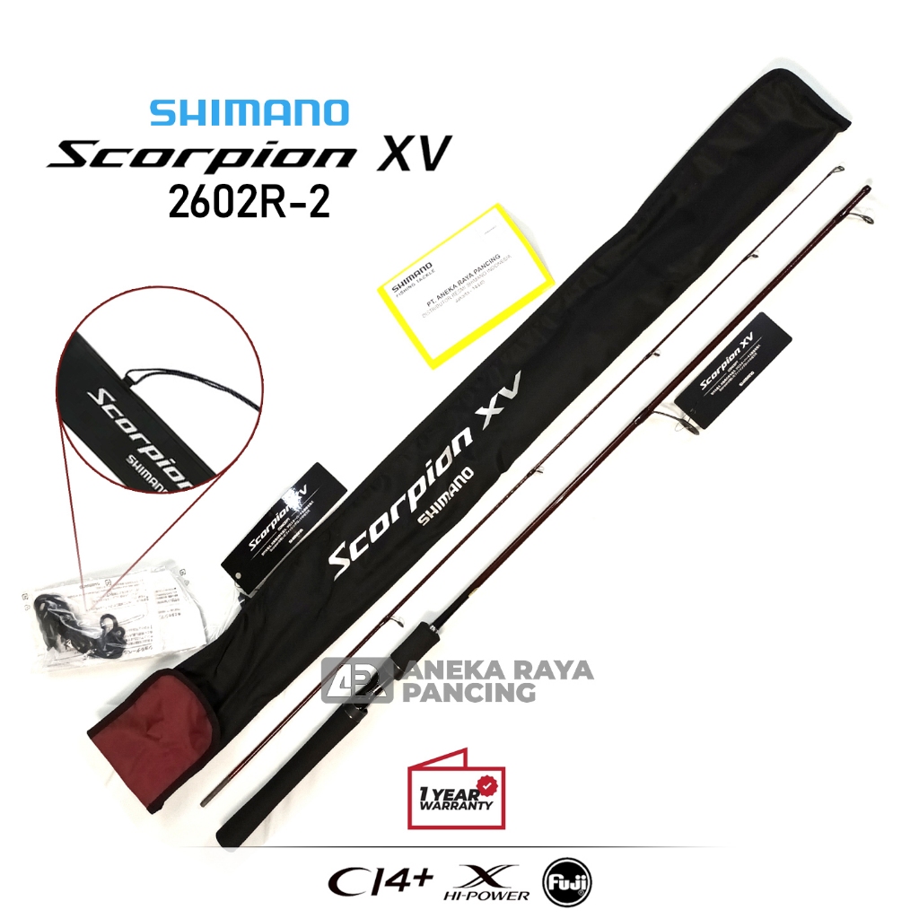 Jual JORAN SHIMANO 2021 SCORPION XV 2602R-2 | Joran Galatama 180CM | Joran Shimano Galapung ...