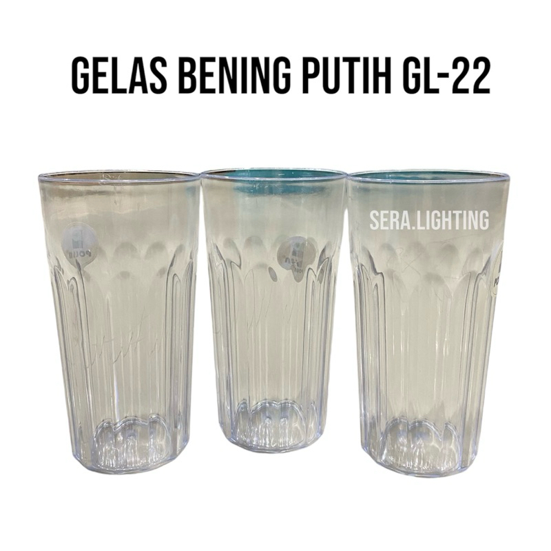 Jual Gelas Es Teh Bening / Gelas Plastik Putih / Gelas Kopi / Gelas ...