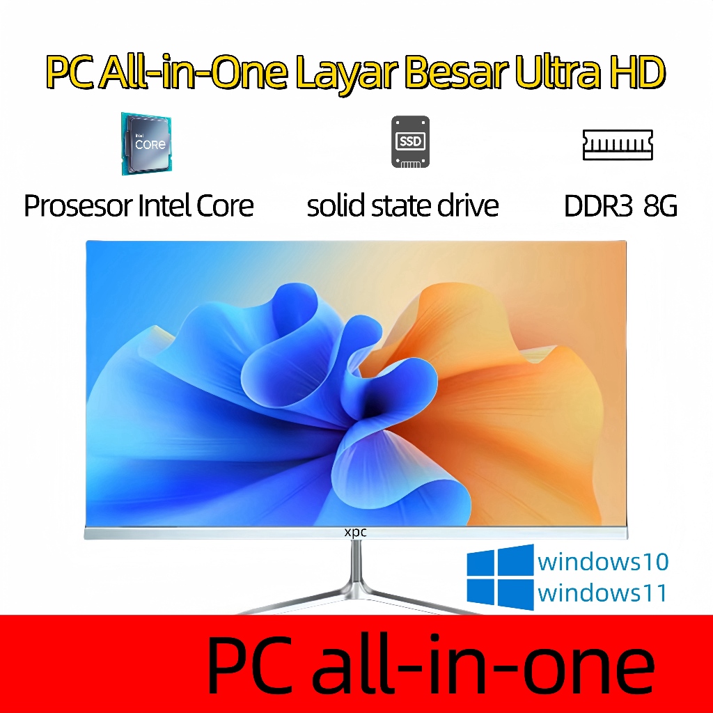 Jual Mesin all-in-one baru, prosesor Intel Core i3/i5/i7, layar besar ...