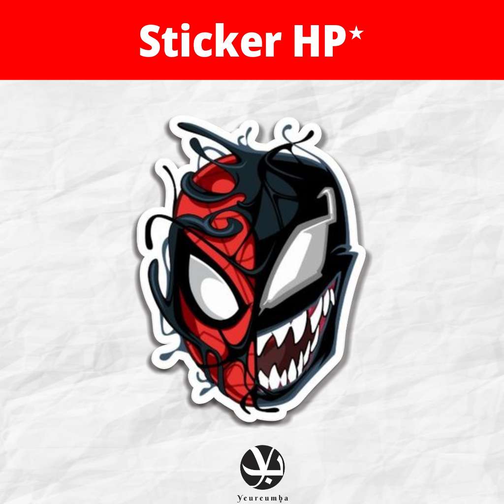 Jual STICKER HP VENOM SPIDERMAN - STICKER CUTTING VENOM- STICKER SIAP ...