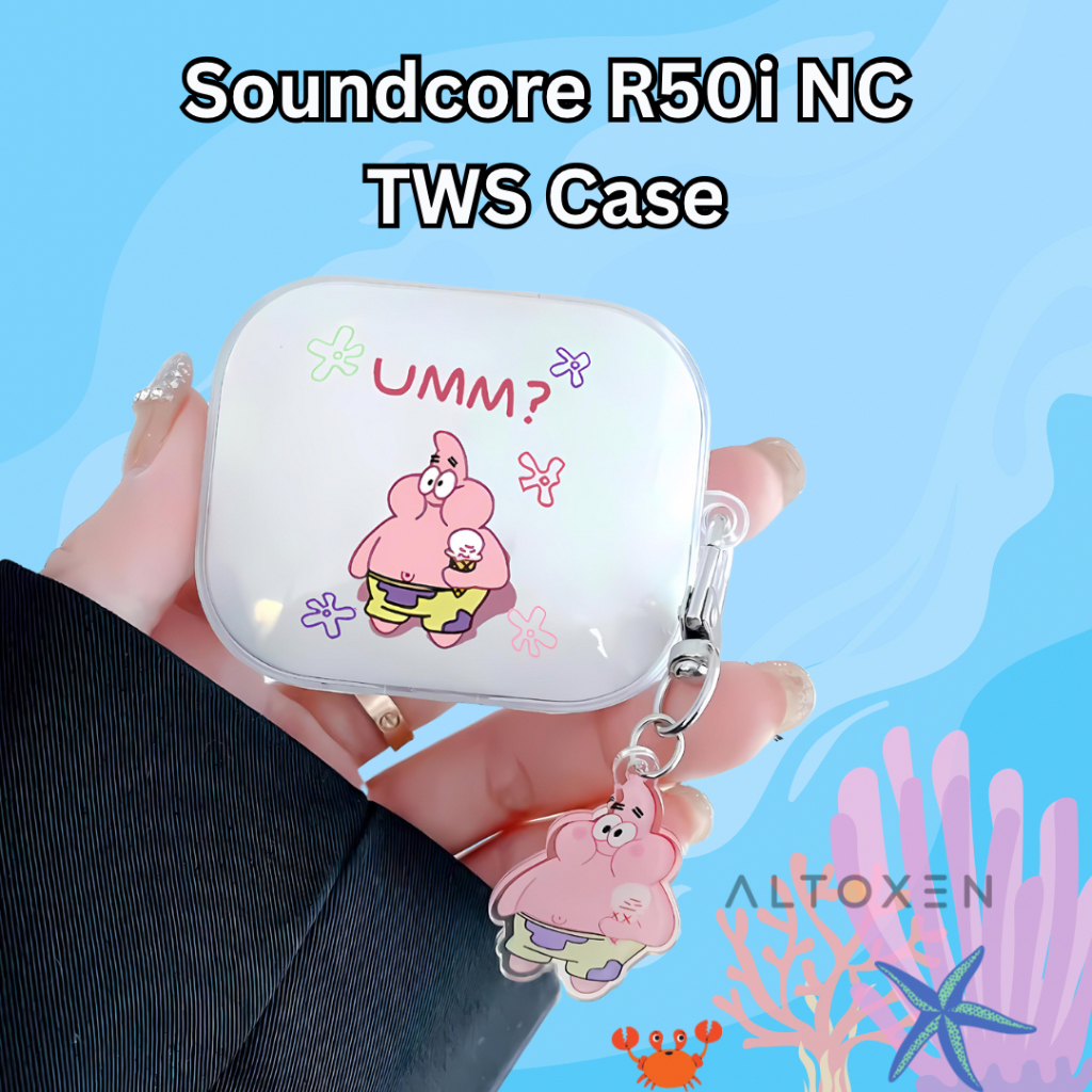 Jual Casing Anker Soundcore R50i NC Transparant Cover Soft Case Free ...
