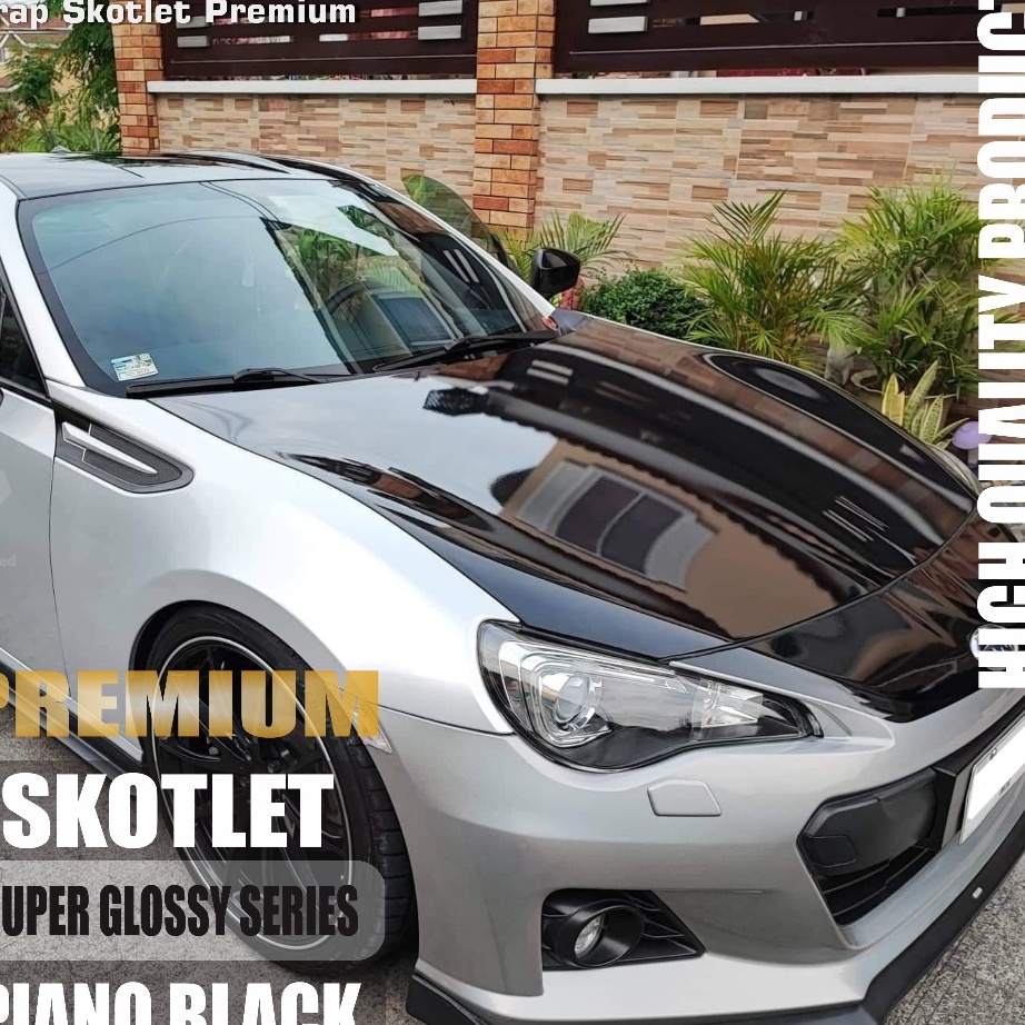 Jual SPECIAL Stiker Skotlet Kap Sun Roof Atap Mobil Premium Piano Black ...