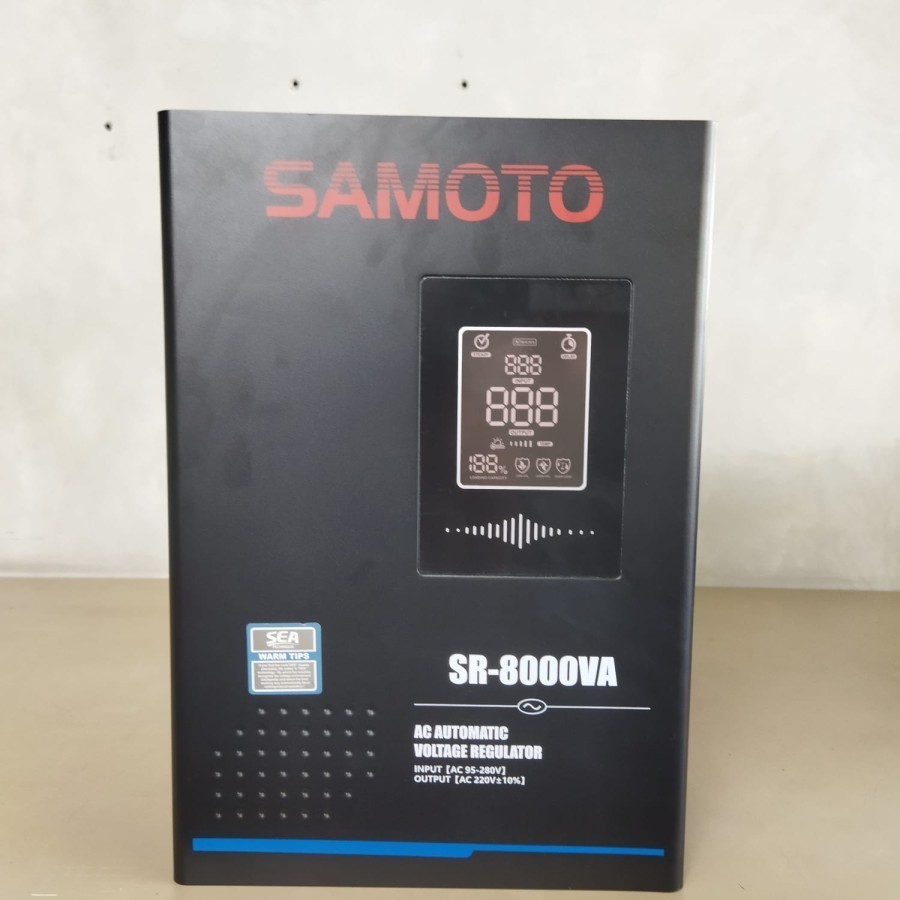 Jual Stabilizer SAMOTO AVR Stabilizer Relay Type SR8000 VA Relay ...