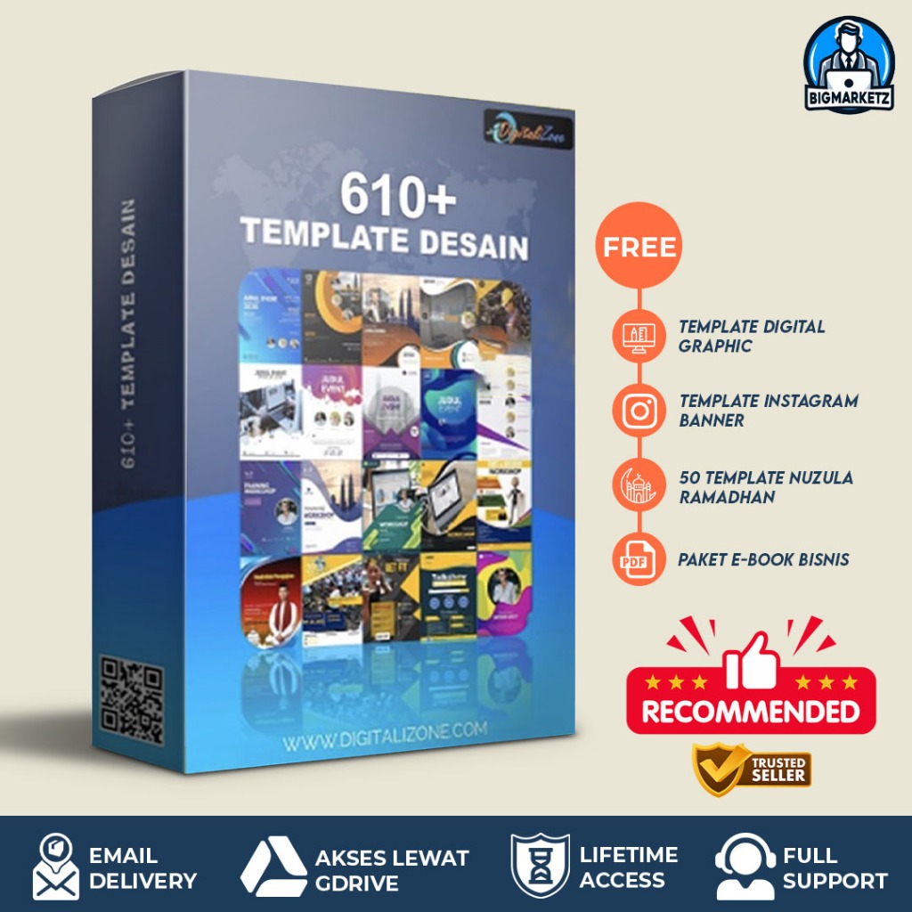 Jual 610 Template Desain Konten Sosmed Feed, Story, Carousel Full PPT ...
