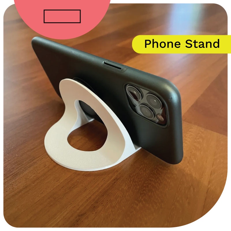 Jual Phone Stand Modern Curved Design | Tempat Duduk HP Dengan Model ...