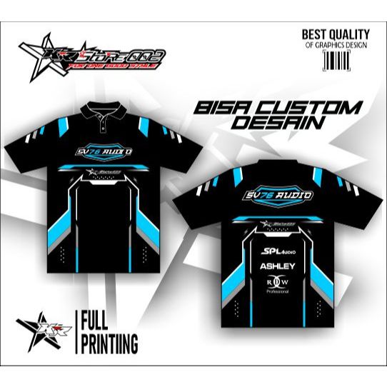 Jual BAJU SOUND SYSTEM Kaos Jersey Custom Sound System Free Ganti Nama ...