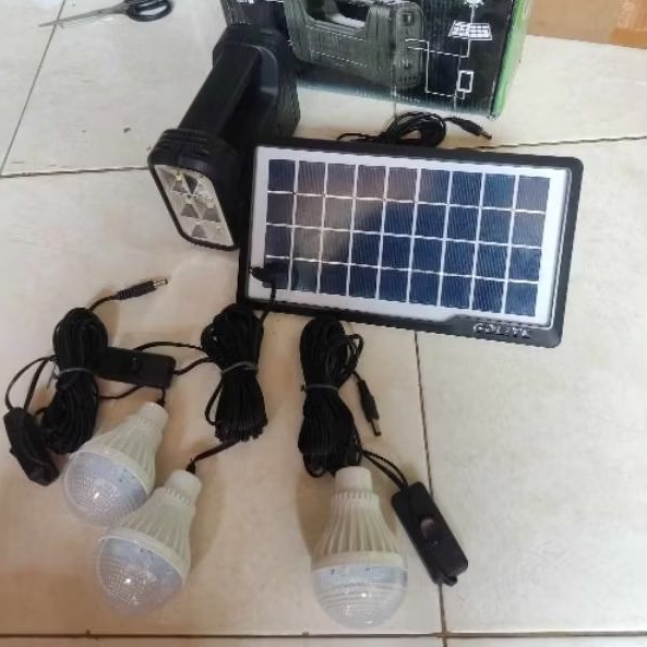 Jual Gdlite solar panel Surya lampu Gd 8017a cuci gudang | Shopee Indonesia