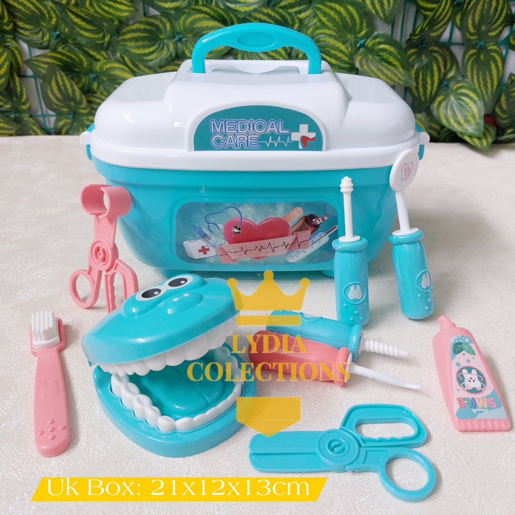 Jual Mainan Dokter Gigi Dental Set Dokter Dokteran Anak | Shopee Indonesia