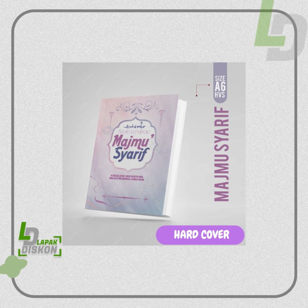 Jual LD//Kitab Majmu Syarif Hard Cover kumpulan doa dan amalan ukuran ...