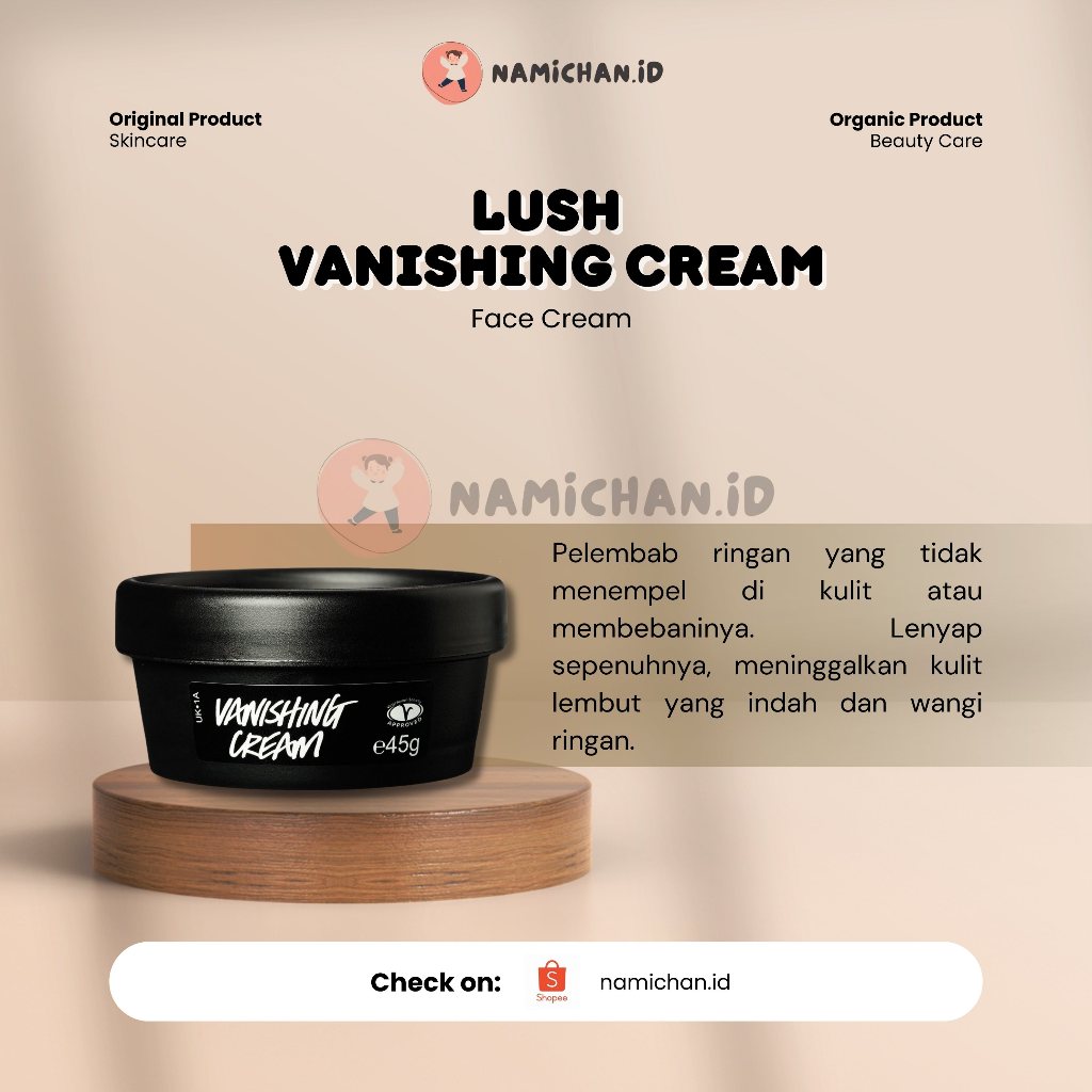 Jual [ PO Japan September 2024 ] Lush Vanishing Cream - Moisturizer ...