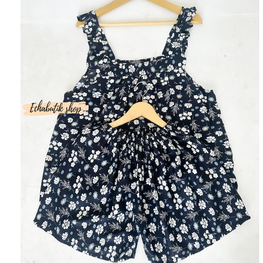 Jual Setelan Pendek Tank Top Vira Jumbo | Shopee Indonesia