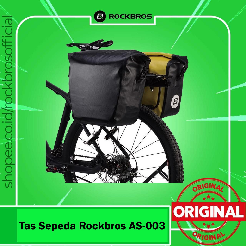 Jual Tas Sepeda Rockbros AS-003 Tas Pannier Anti Air Bicycle Bike Bag Gowes Multifungsi Gravel ...