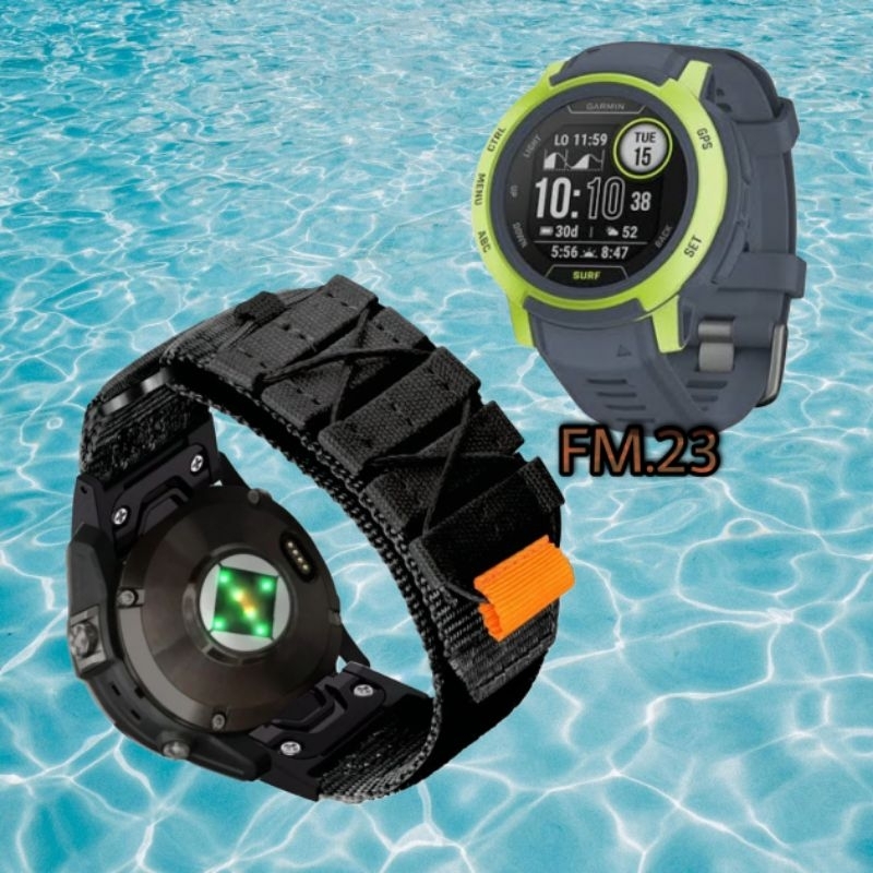 Jual STRAP TALI JAM NILON NYLON WOVEN LEATHER SPORT METAL QUICK FIT ...