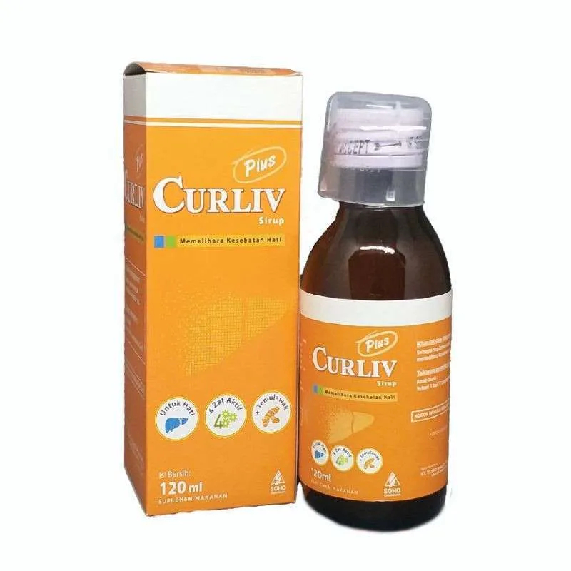 Jual Curliv Plus Sirup 120 ml - Vitamin Membantu Penyembuhan Hati ...
