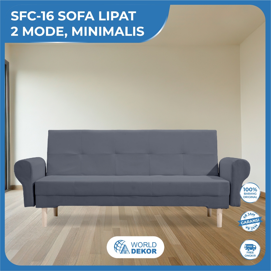 Jual Sofa Bed SFC-16 Lipat Sofa Kasur Sofa Santai Sofa Kekinian Multifungsi - Worlddekor ...
