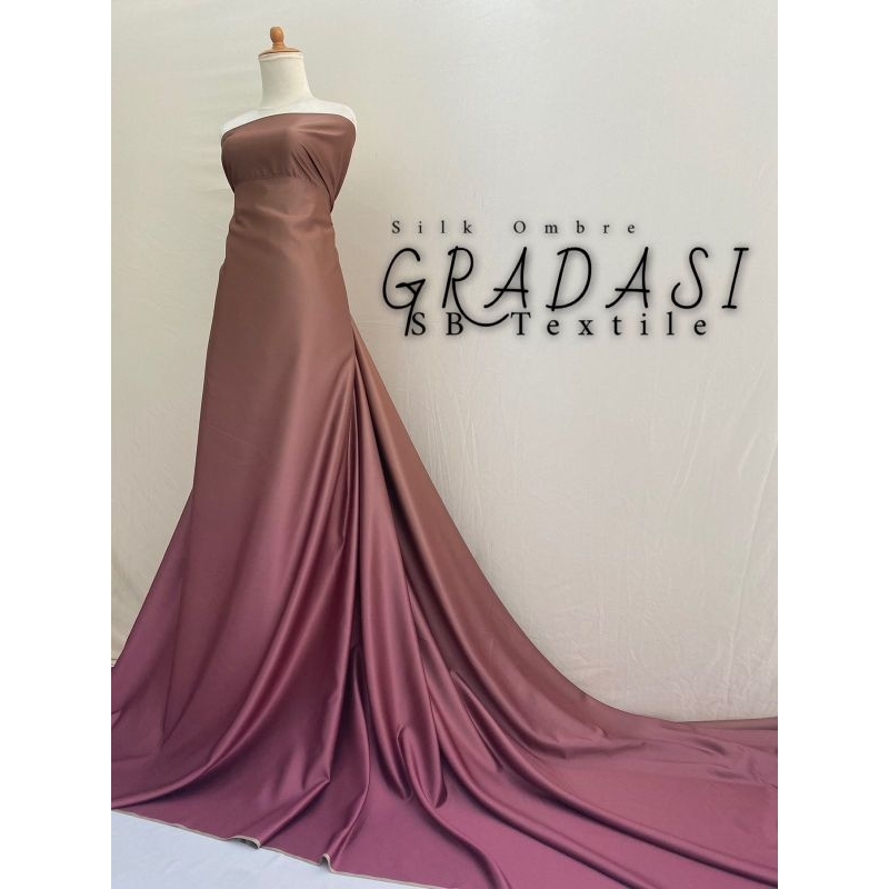 Jual Kain Silk Ombre GRADASI Per50cm | Shopee Indonesia