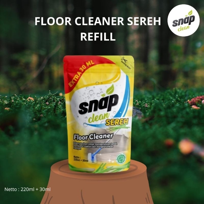 Jual Sabun Pel Pembersih Lantai Anti Bakteri-Floor Cleaner Snap Clean ...